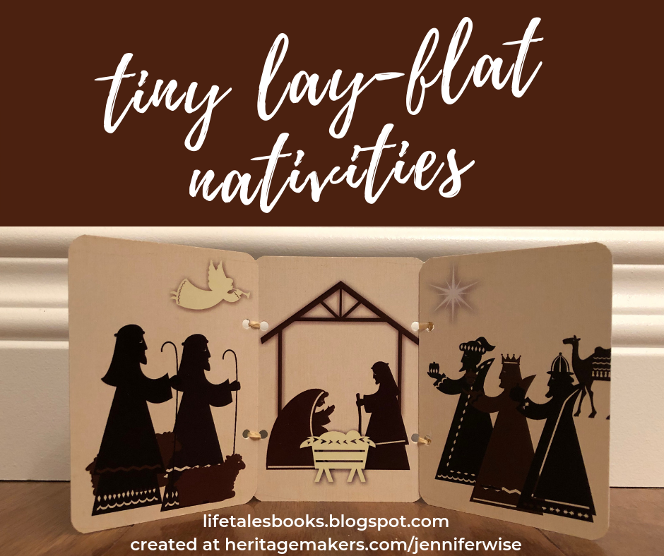 Photo & Story Treasures: Tiny Lay-Flat Nativities