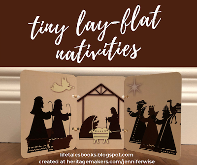 Photo & Story Treasures: Tiny Lay-Flat Nativities