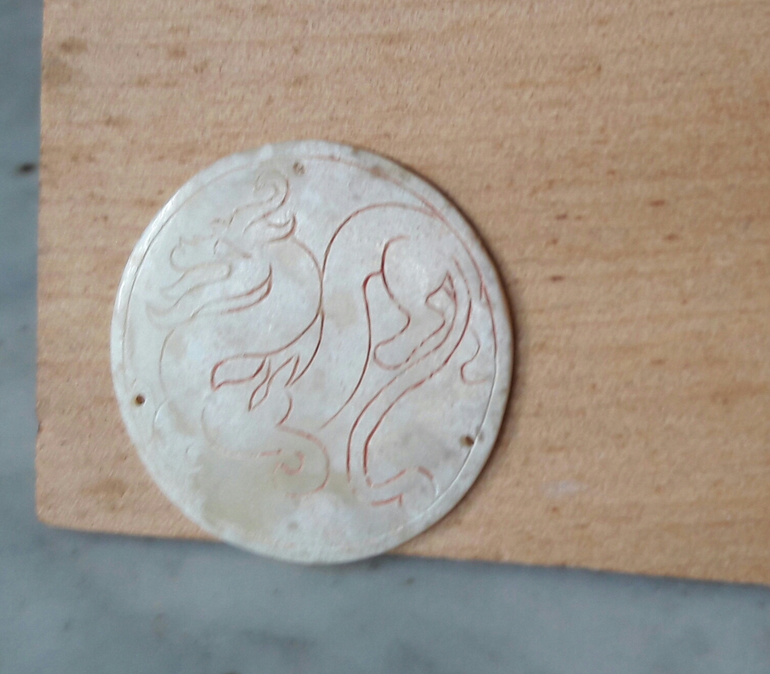 Quietly Musing: 4 Ancient Jade Plaques with Line Carving