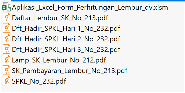 Aplikasi Excel Form Perhitungan Lembur - ExcelManiacs