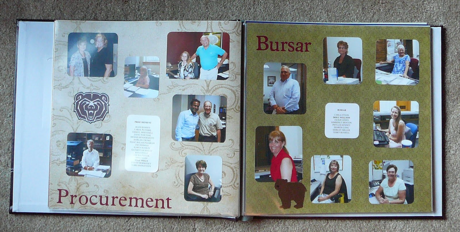 Krystena's Krafts: Retirement Scrapbook