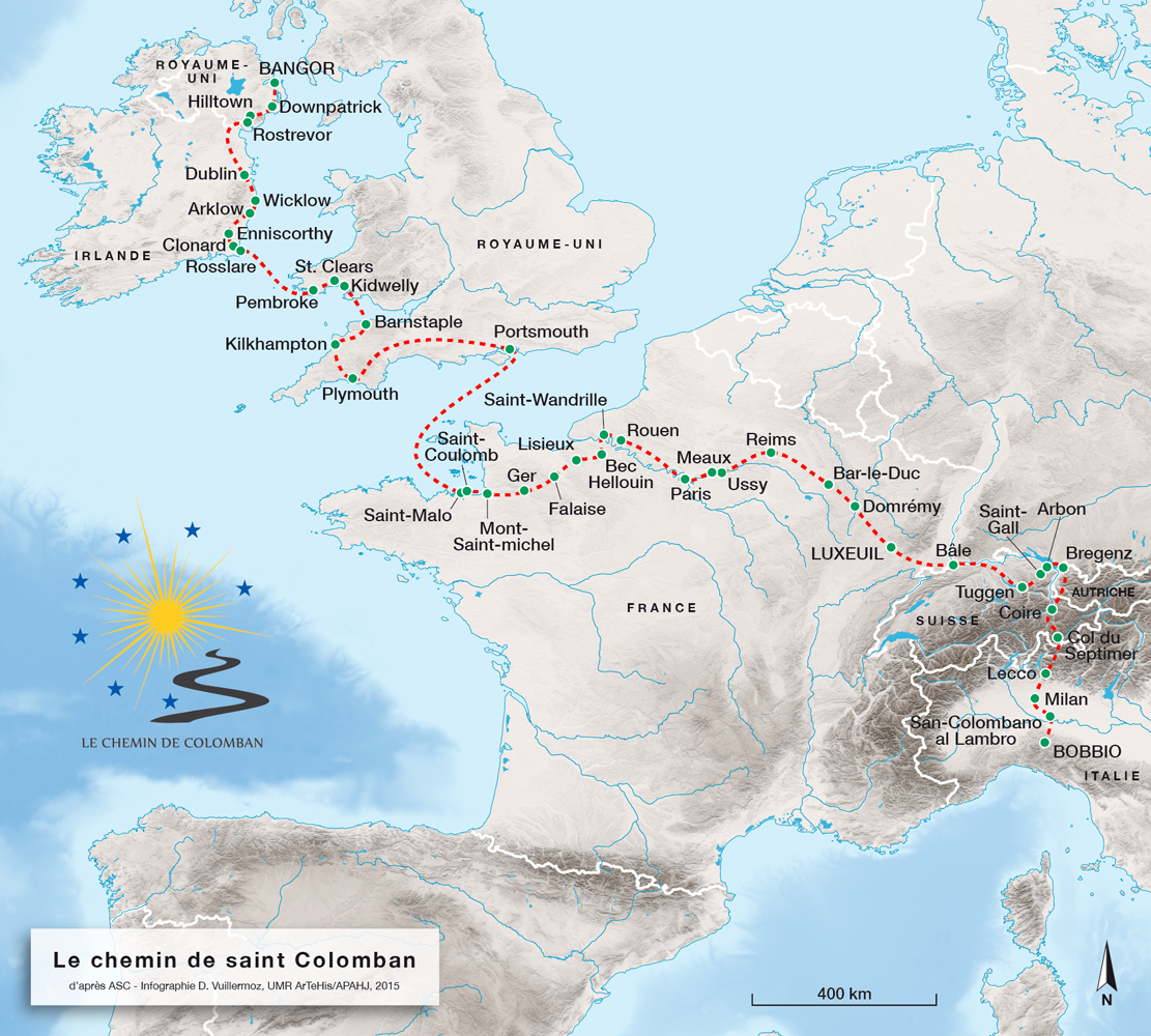 Via Columbani - Luxeuil-Bobbio - 2019: Saint-Colomban