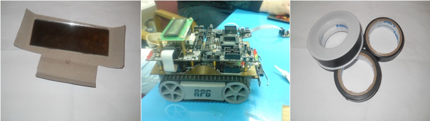 My projects: Robot RP6 - Line following - Faculty project (video)