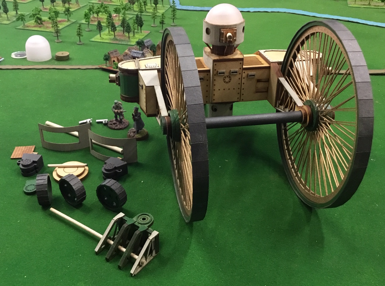 Captain Darling's Miniatures Emporium: 1/56 Tsar Tank Kit - Part 2 of ...