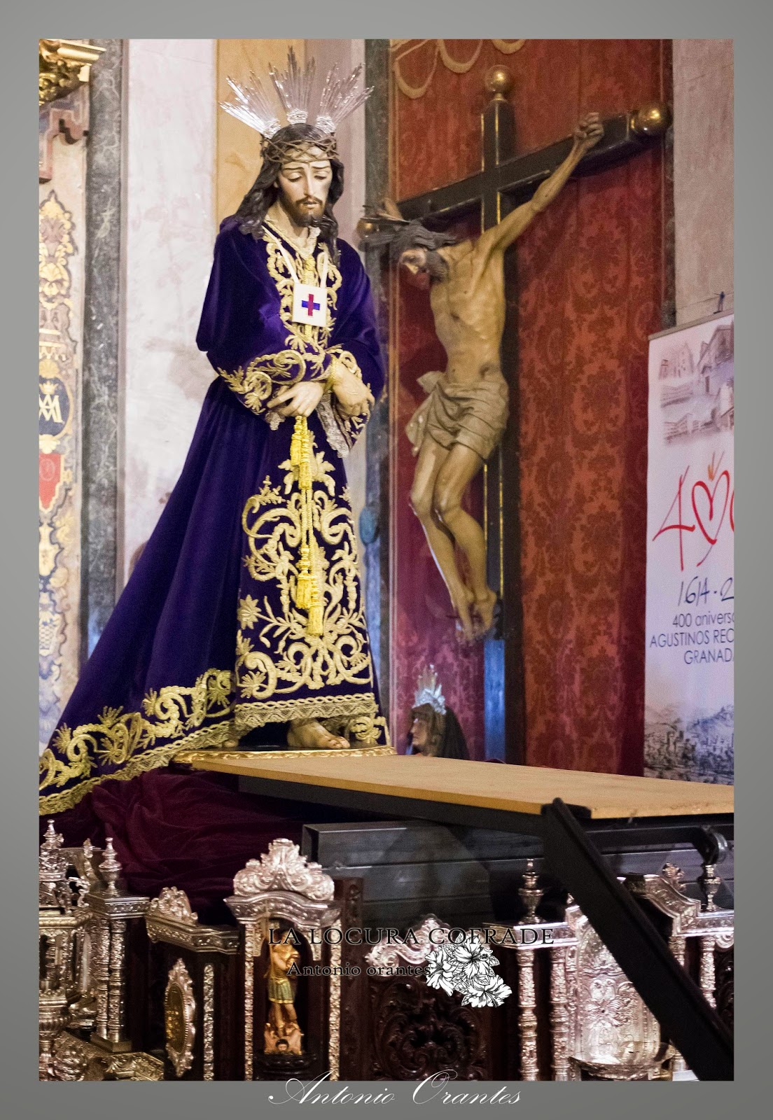 Traslado al paso del Cristo del Rescate de Granada 2015