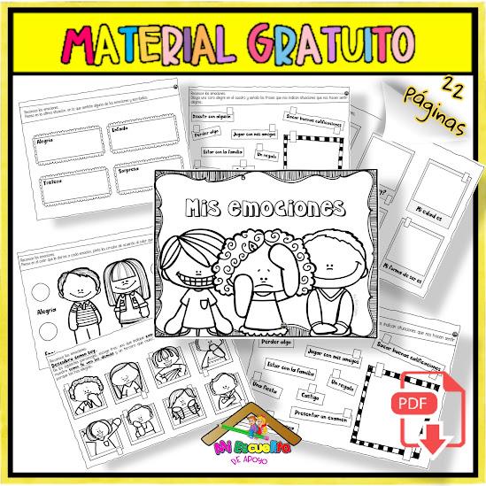 cuadernillo de emociones para niños pdf