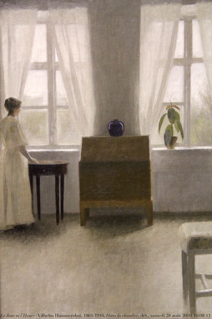 in so many words...: Sunday Salon: The Enigmatic Work of Vilhelm Hammershoi