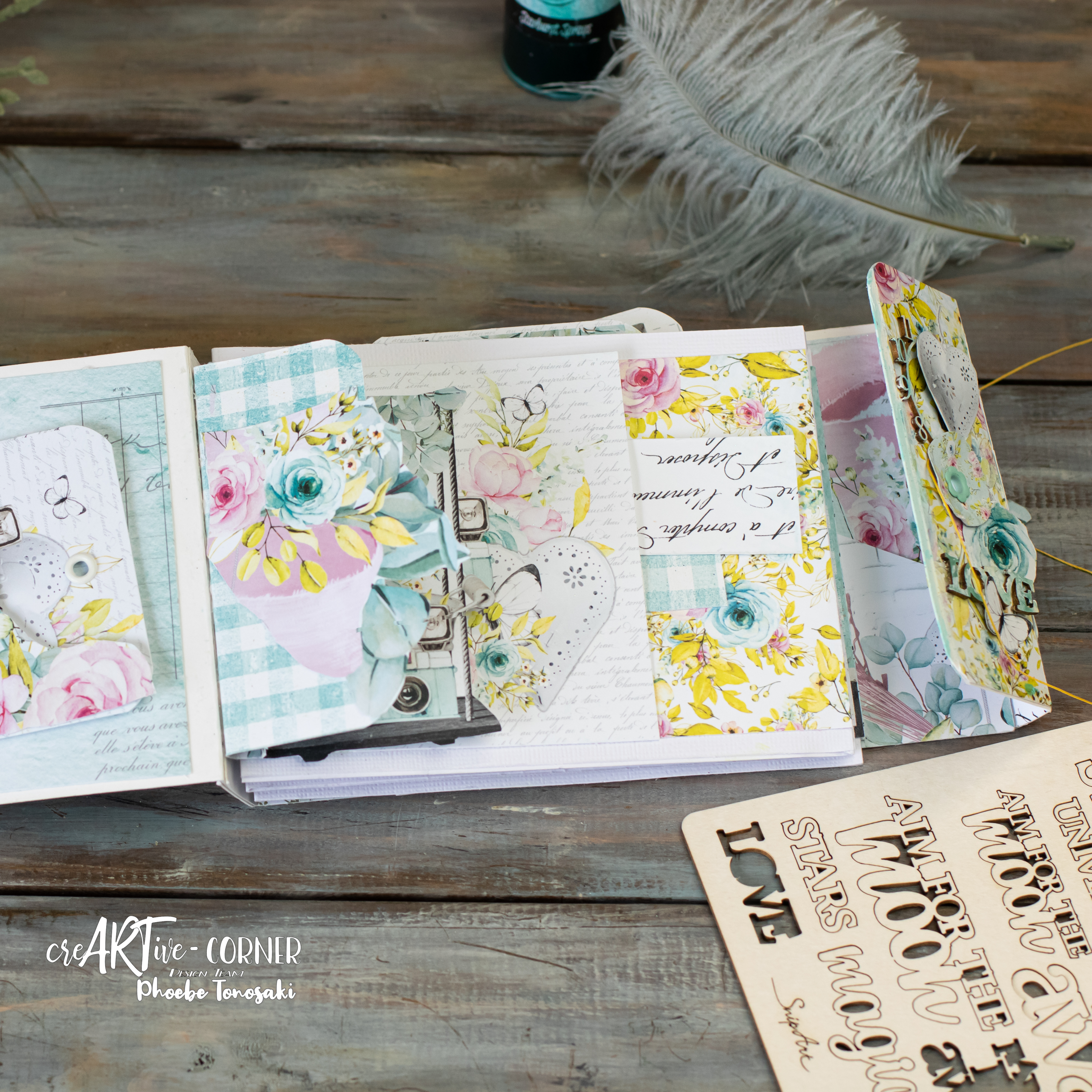 Phoebe Tonosaki - Mixed Media Artist & Instructor: Gatefold Mini Album ...