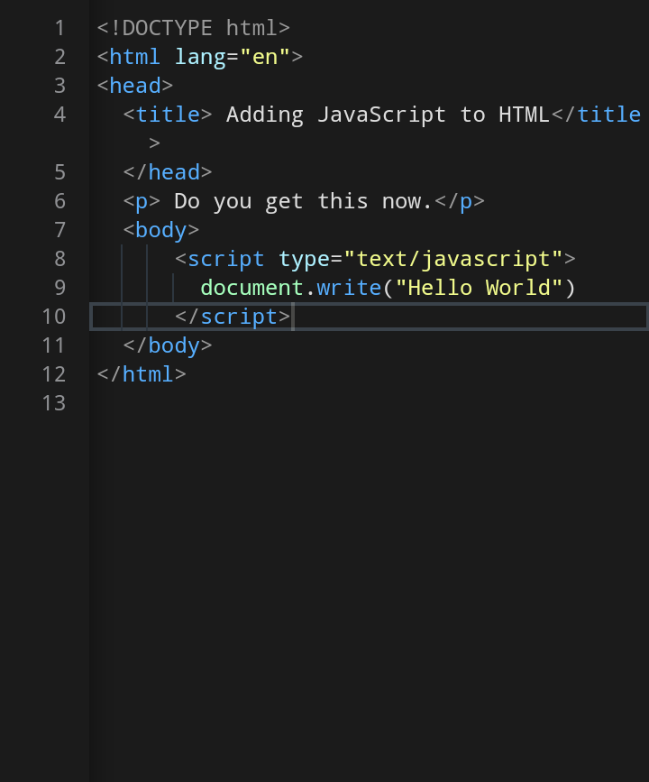 Where Do I Place Javascript In Html Document Zhullyblog