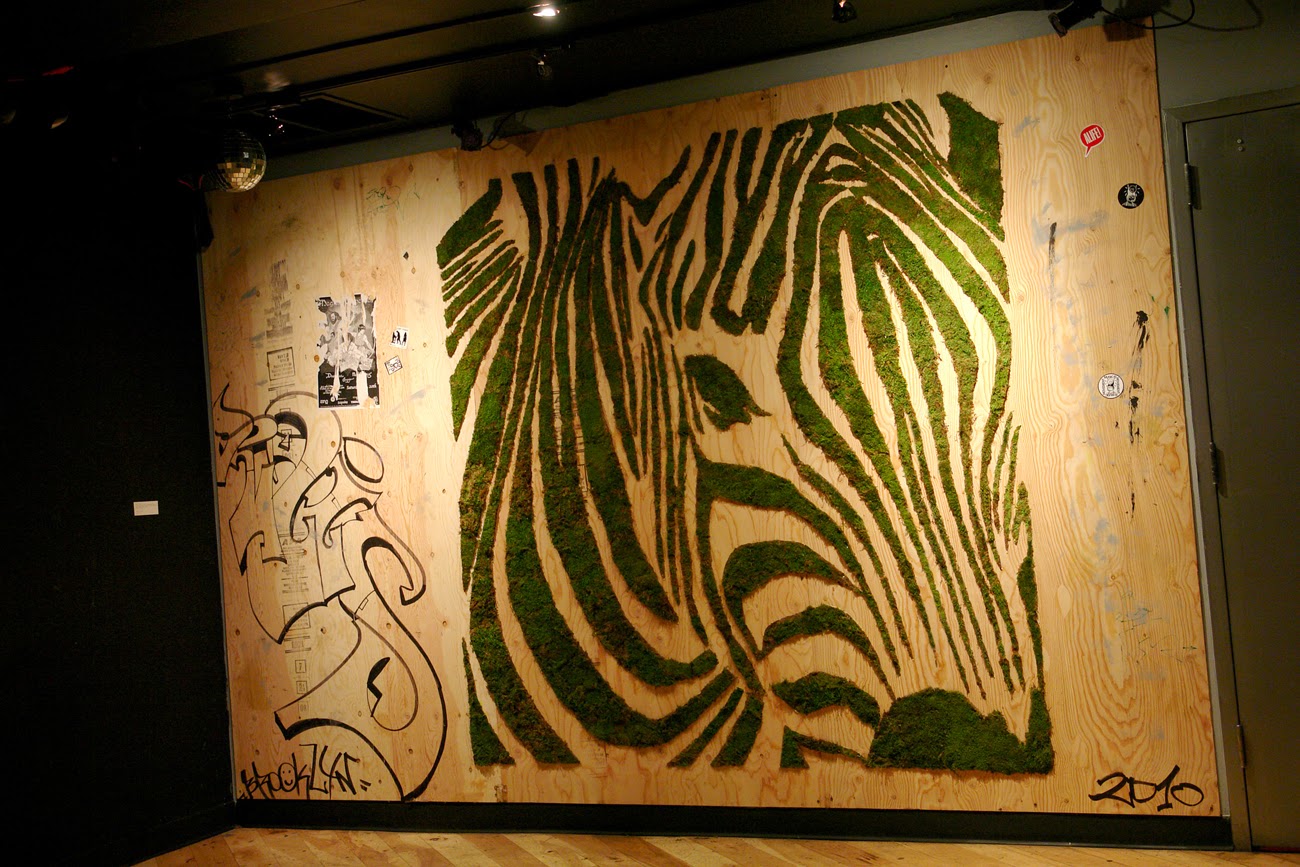 ARTISTAS E SUAS COISAS: Eco graffiti (grafite com musgos) ! E você ...