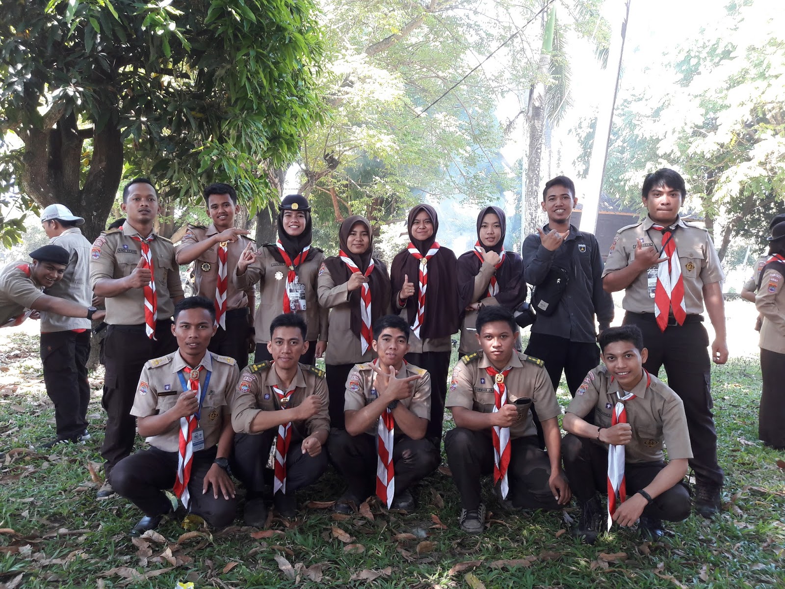 Anggota UKM Pramuka UNM Mengikuti Penerimaan Anggota Baru Saka Widya ...