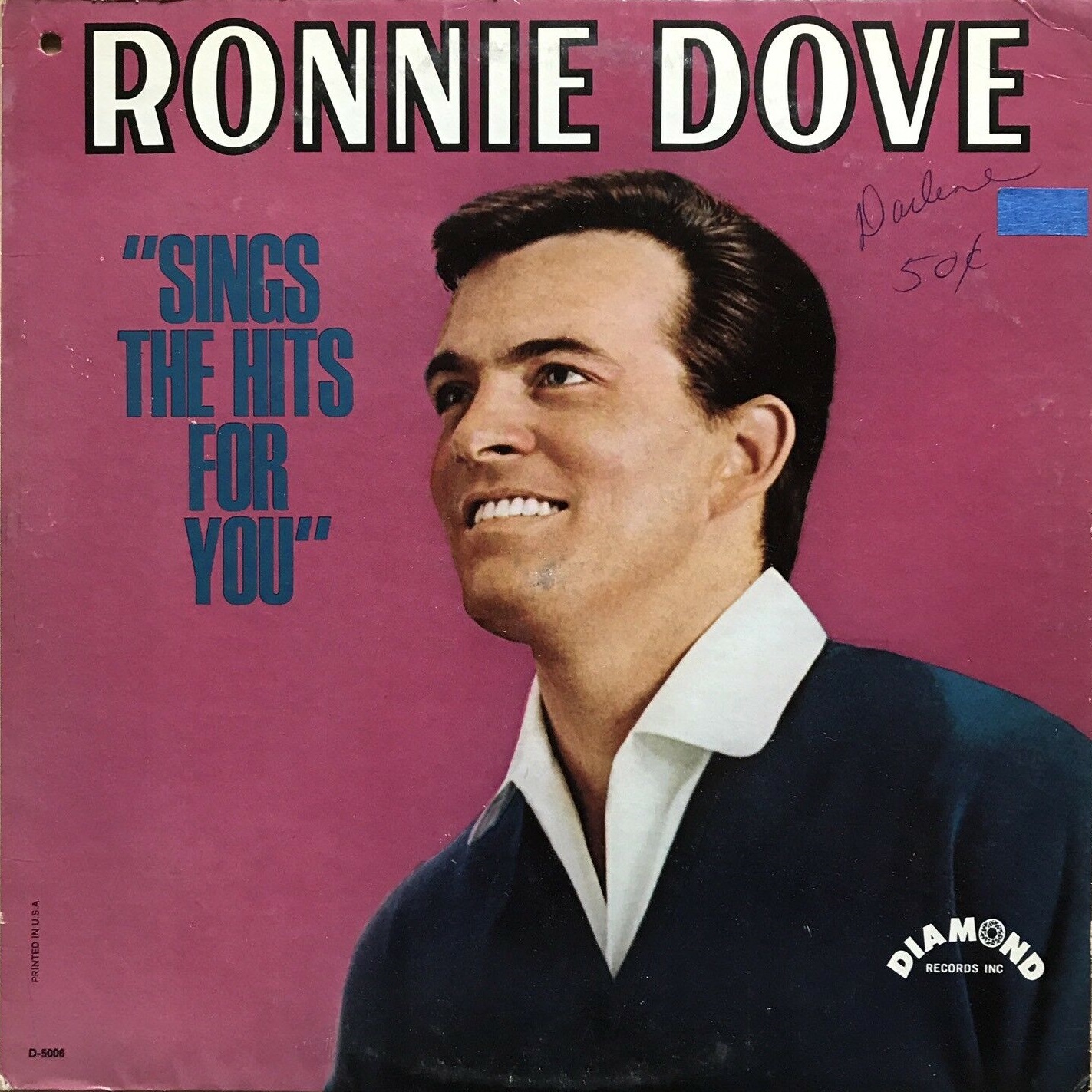 Compilados Oldies: RONNIE DOVE - SINGS THE HITS FOR YOU