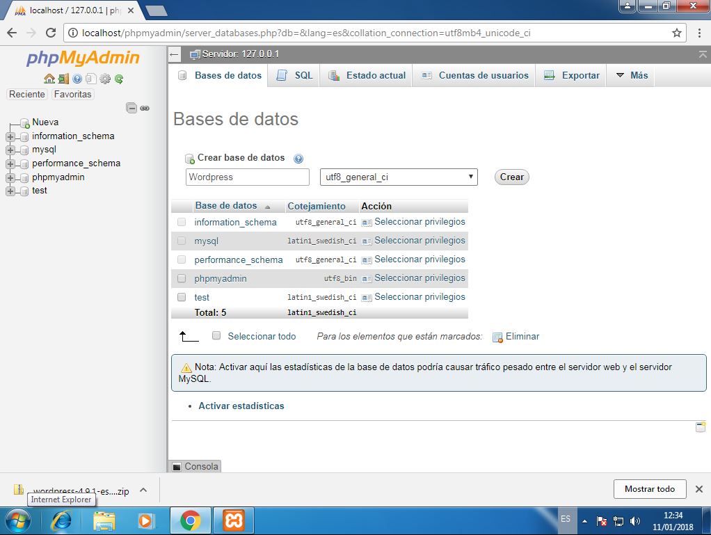 Como montar un Servidor de Web local con XAMPP