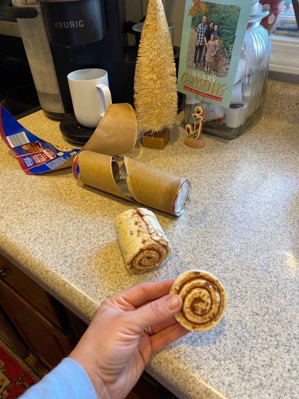 Polka-Dotty Place: Oh Christmas Tree... Cinnamon Rolls & Tree Lots