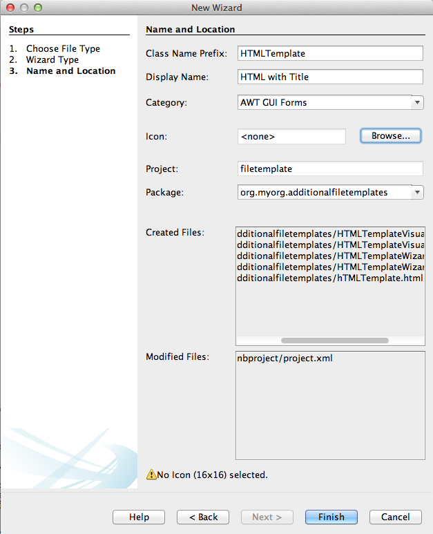 Code Chimpanzee at large: Netbeans 7.2 File Template Module with Wizard ...