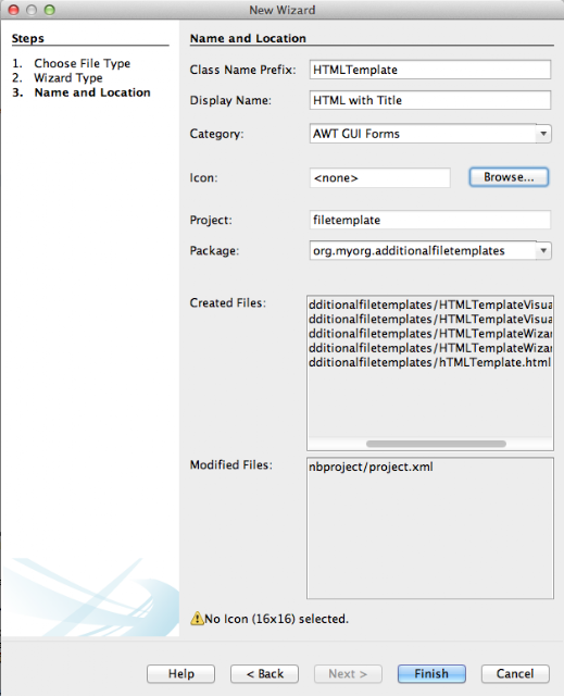 Code Chimpanzee at large: Netbeans 7.2 File Template Module with Wizard ...