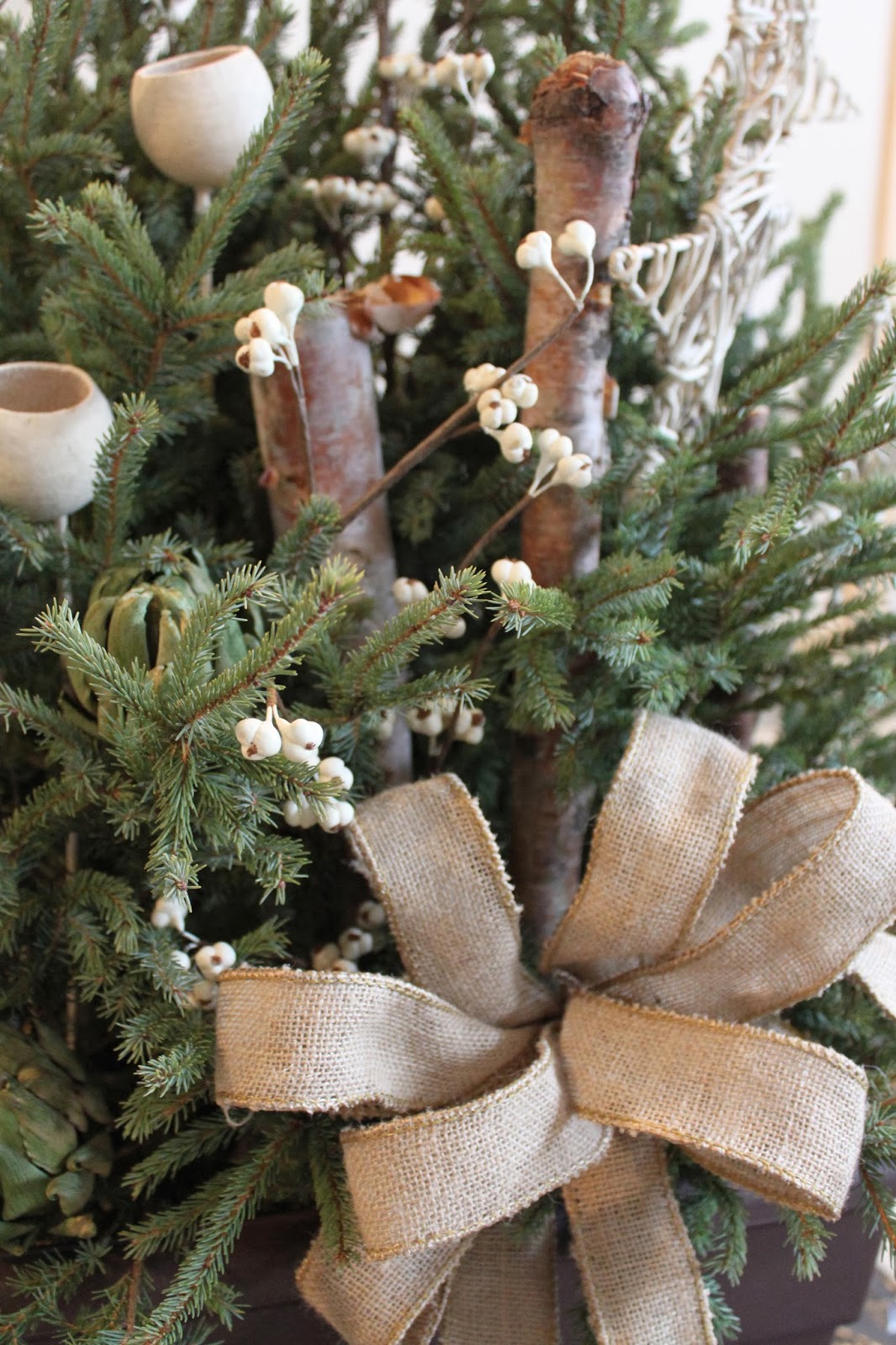 Explore Love Eat: DIY: Spruce Tip Porch Pot