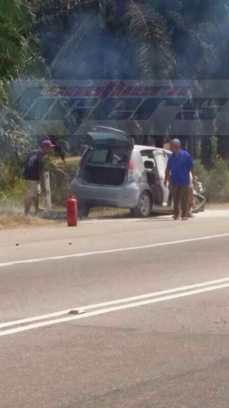 Gambar Kemalangan Bas JDT Dalam Perjalanan Ke Pahang - JunaBlogg