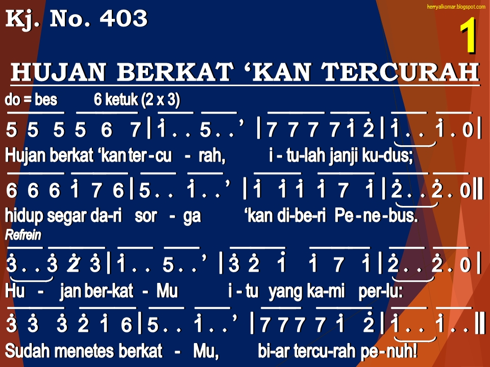 TouRoeroekan: Kidung Jemaat No. 403