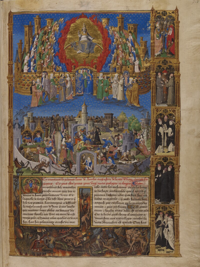 Unknown: De civitate Dei, folio 7 (1480)