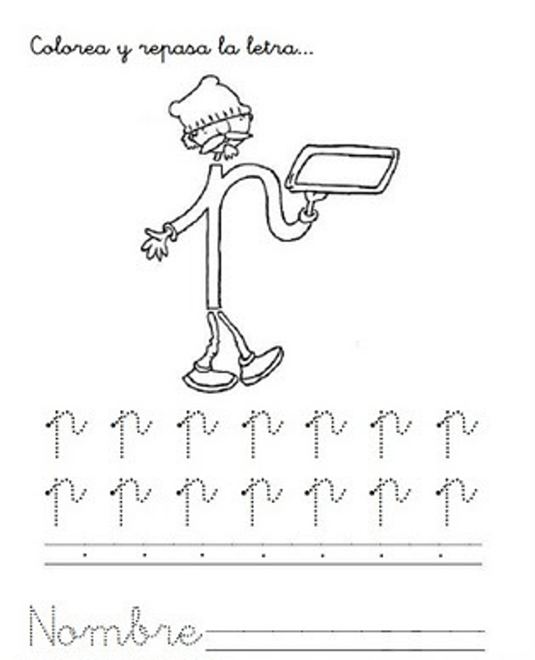 LECTOESCRITURA: FICHAS ESCRITURA LETRA P