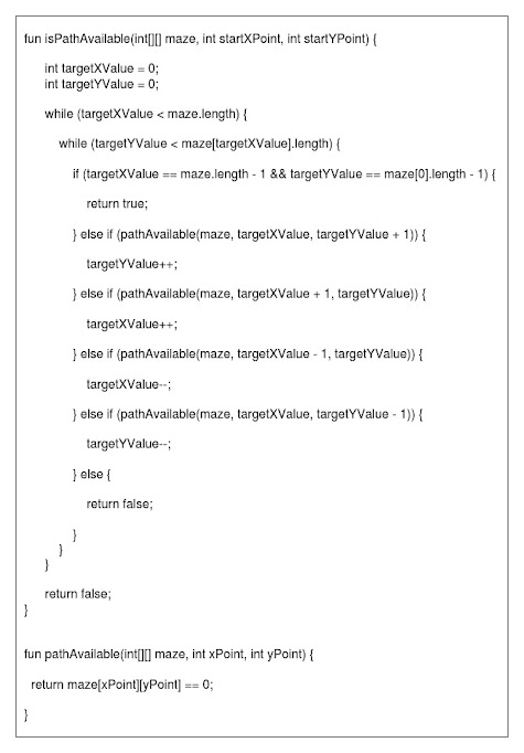 I, Me and MySelf: Matrix Traversal with Backtracking