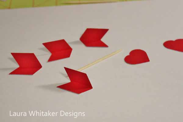 ScrapMuch?: Cupid's Arrow Toothpick Embellishment | Tutorial