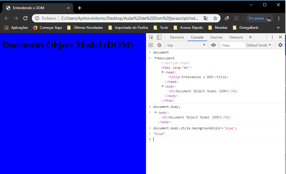 Entenda o DOM de uma vez por todas - 1 Introdução | AE - Programação