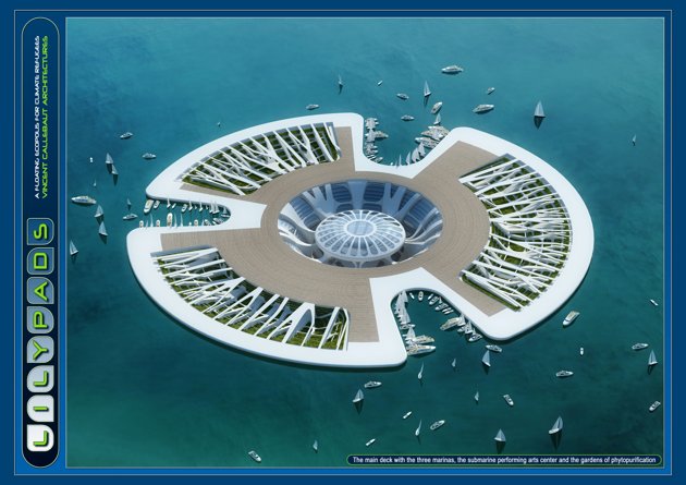 YENNENGEE: Lilypad: The eco-friendly floating city