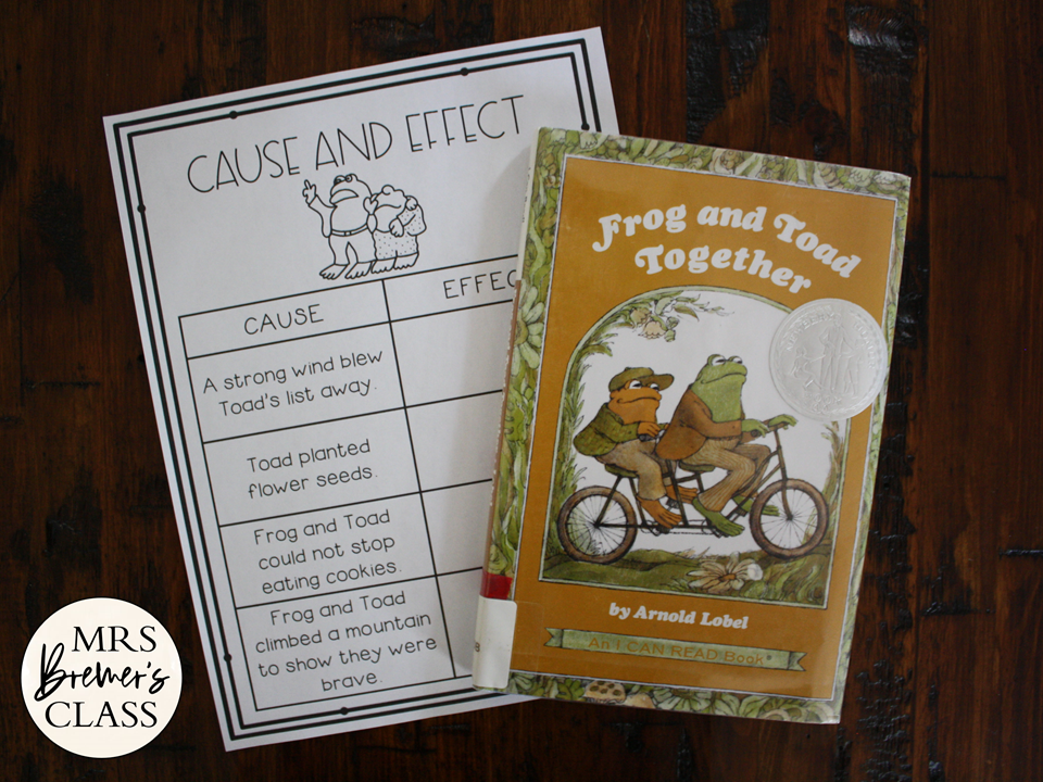 Frog and Toad Together | Book Study Activities | Mrs. Bremer's Class