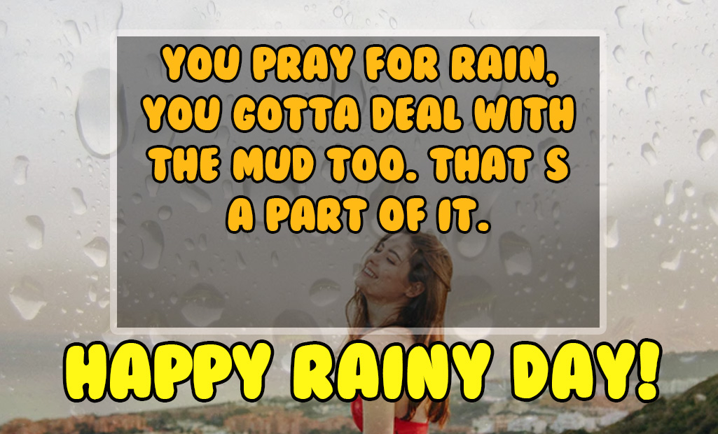 Rainy day quotes and images