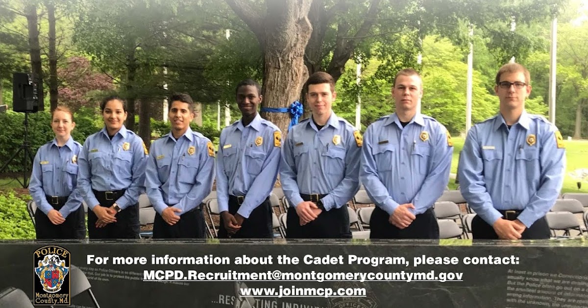 CCJS@USG News and Updates: Montgomery County Police Cadet Program: Now ...