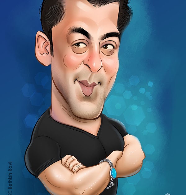 Salman Khan caricature