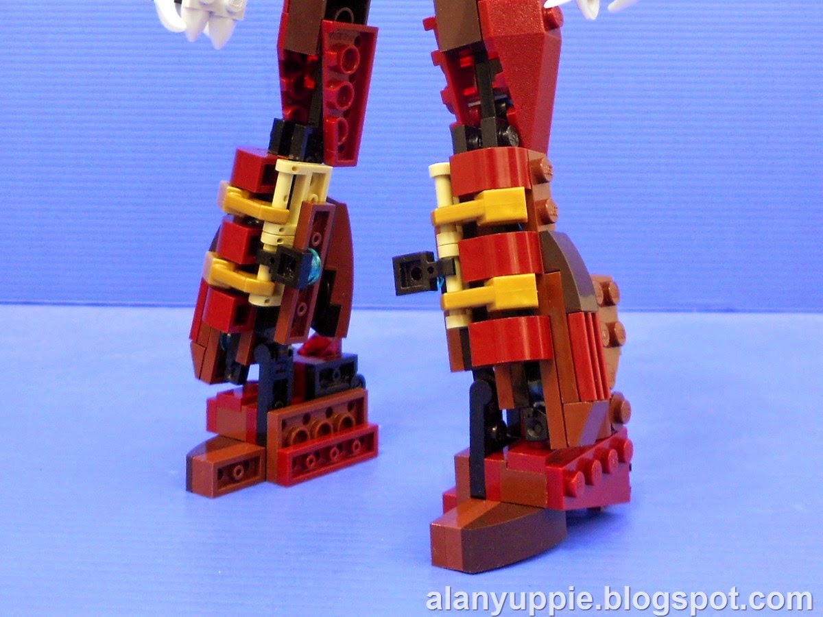 Alanyuppie's LEGO Transformers: LEGO Beast Wars Dinobot Part 2: Robot mode