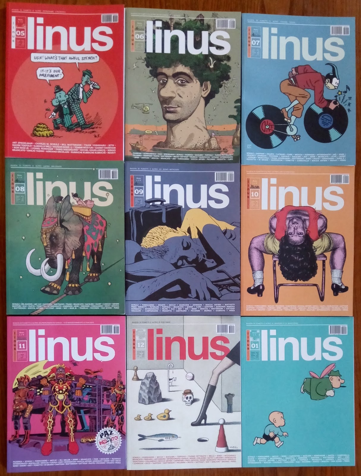 pòplite fumetti: Ultime letture: Linus numeri da 636 a 644