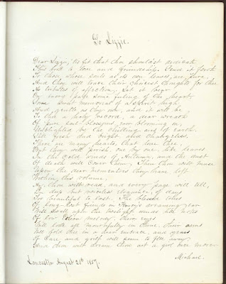 Heirlooms Reunited: Autograph Album of A. Elizabeth Withers, "Lizzie ...