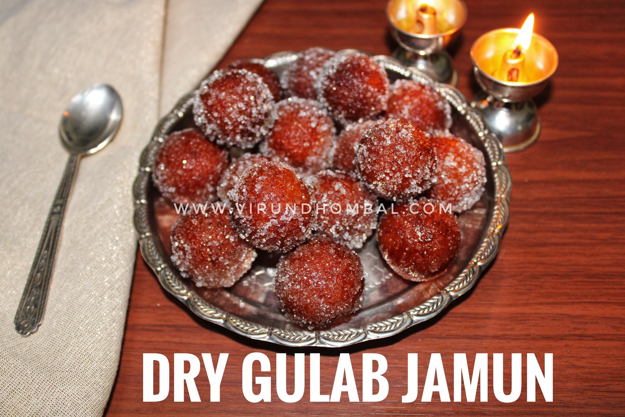 Dry Gulab Jamun - Dry Gulab Jamun with Milk Powder - Easy Diwali Sweet ...