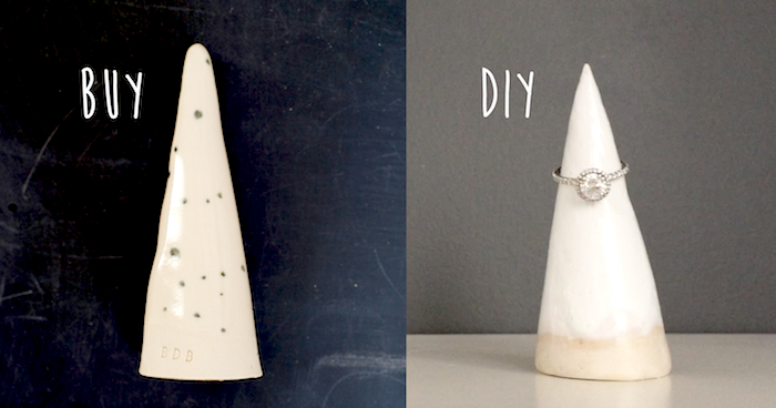 DIY or Buy It? Modern Ring Cone For The Stylish Minimalist Bride! / Hey ...