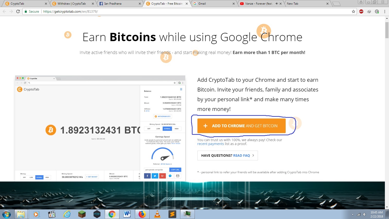 Cara Mining Bitcoin dengan Browser Google Chrome [NEW] 2018 - Buka Coin