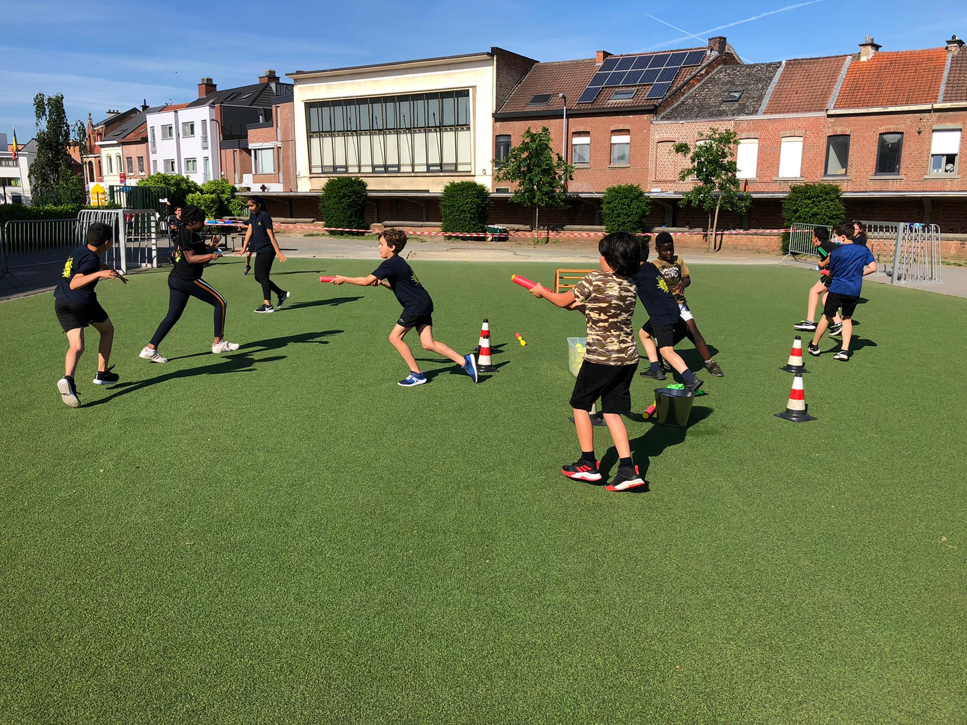 Laatste les lichamelijke opvoeding bij 25 graden!