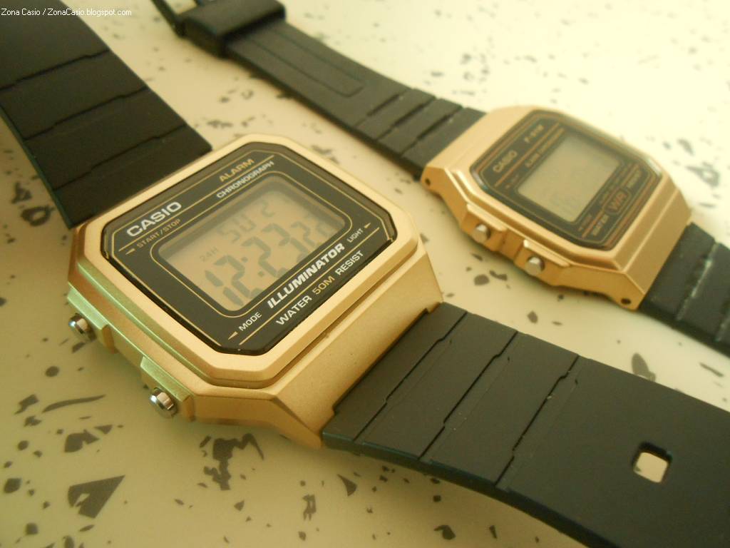 Zona Casio: Comparativa de dorados básicos: Casio W-217 y Casio F-91 ...