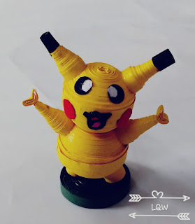 Lakshmi Quilling World: Quilled cartoon characters