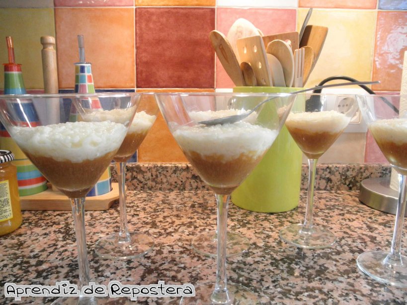 Aprendiz de Repostera: Copas de Arroz con Leche
