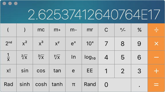 Smashing Theory: Transcendental number