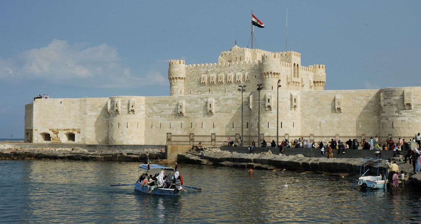 From Egypt With Love: Panorama of Sultan QaitBey Fort Alexandria..