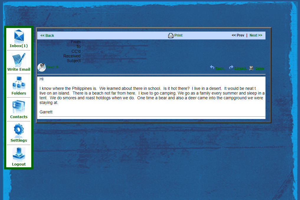 Counting Pinecones: Kids Email (A Homeschool Crew Review)