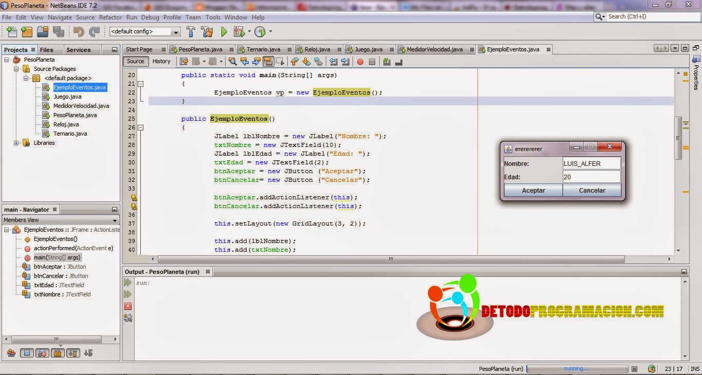 Swing en Java - Detodoprogramacion.org