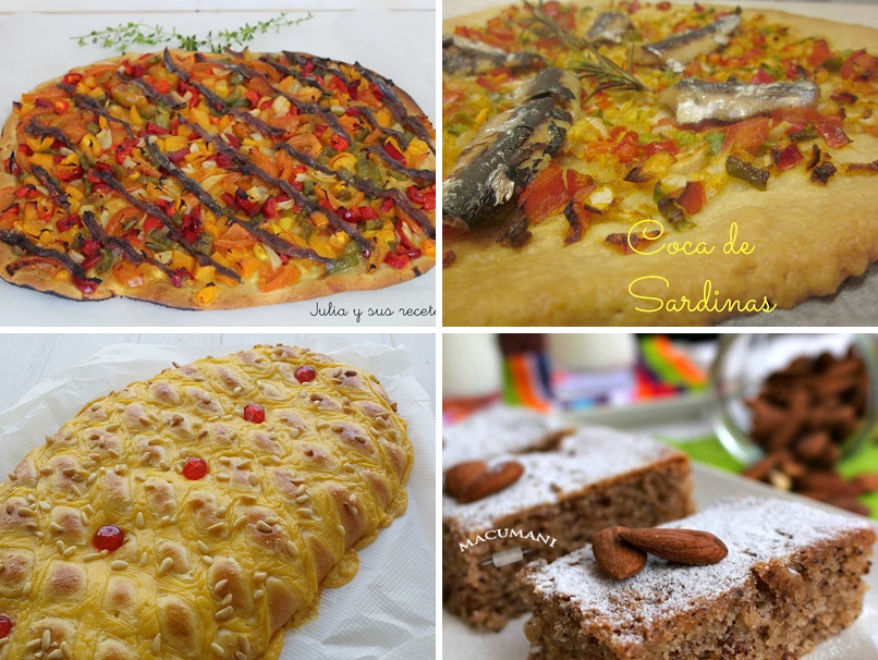 la nube de carmen: RECETA - 4 cocas impresionantes, duces y saladas