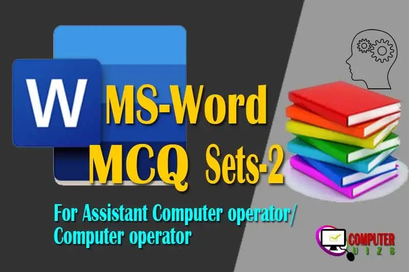 MS Word MCQ questions | Set-2