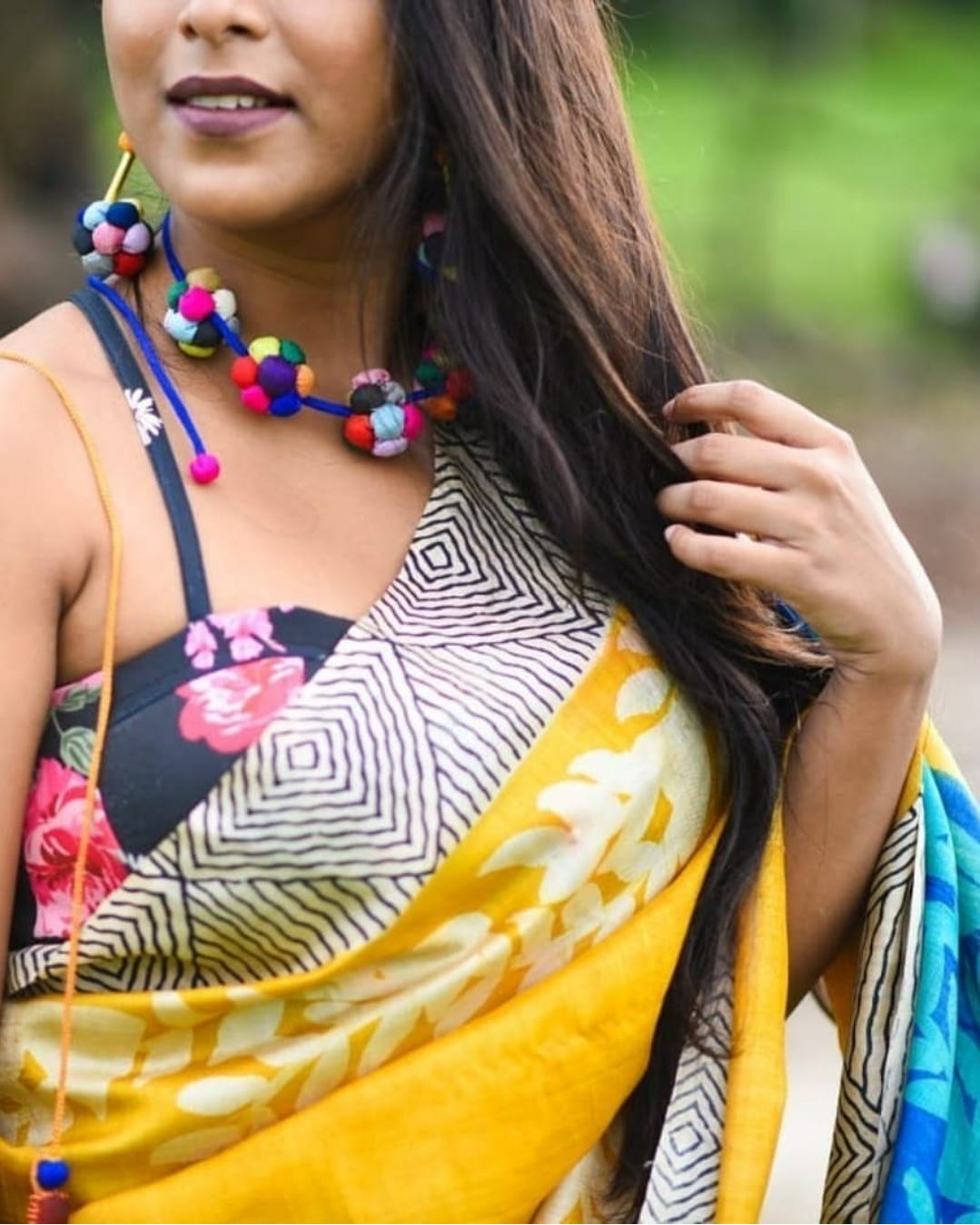 100+ Instagram Saree Model Rosi Das Photos